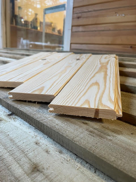 PINE INTERIOR T&G REDWOOD VGROOVE CLADDING - *£1.20* PER METER INC VAT