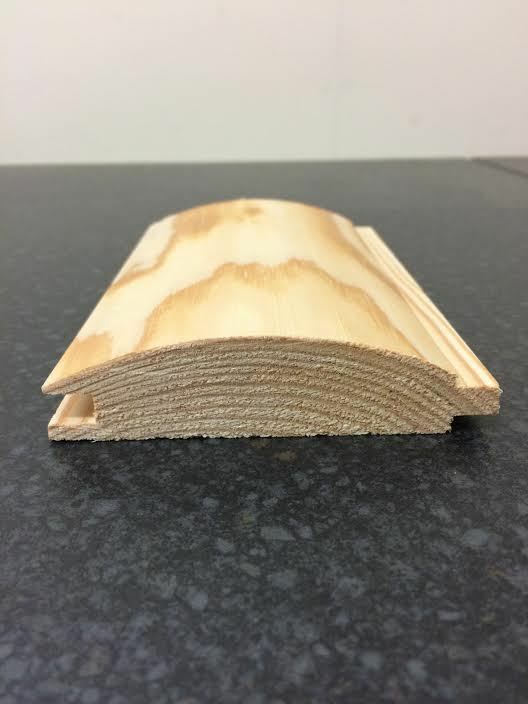 T&G LOGLAP CLADDING TIMBER 85X22 - 500 METERS INC DELIVERY TO LONDON A